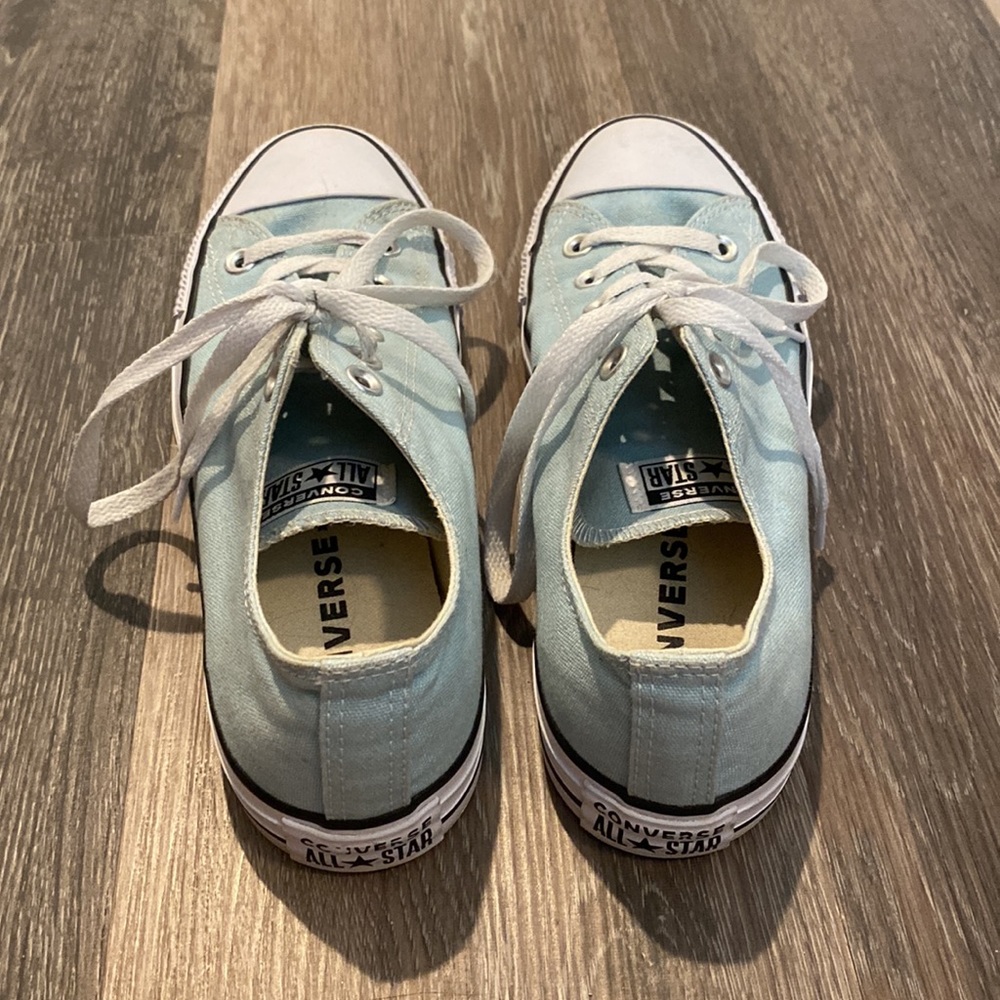 Light Blue Converse Chuck Taylor All Star Classic Low… - Gem
